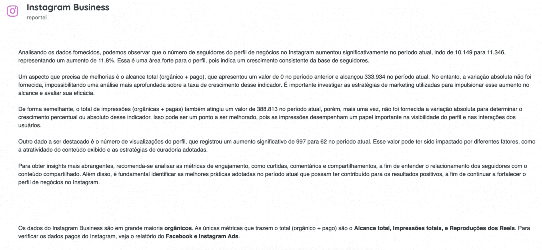 Como criar relatórios com IA no Reportei - dicas e vantagens
